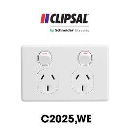 E&S Electrical Wholesalers Online | C2025 Clipsal Classic Double Power ...