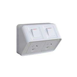 E&S Electrical Wholesalers Online | Hager Weatherproof 10A Double Power ...